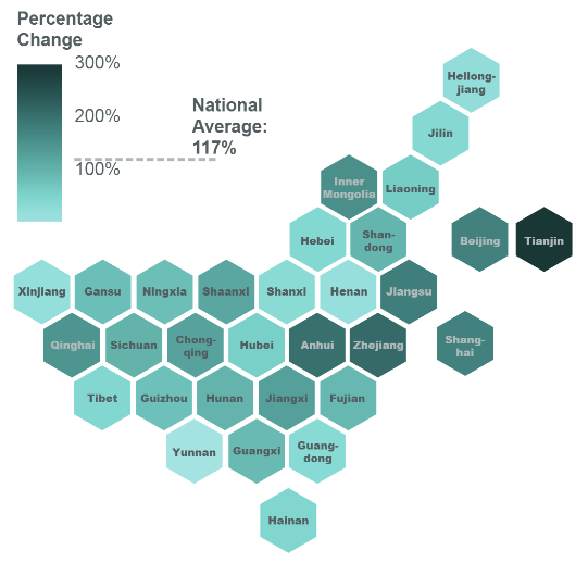 A new variation on the hex grid tile map of China | The Tangled Woof