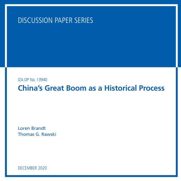 Reading “China’s Great Boom as a Historical Process” | The Tangled Woof